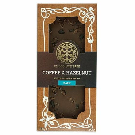 Chocolate Tree Coffee & Hazelnut Dark Chocolate Bar (100g) only £5.99